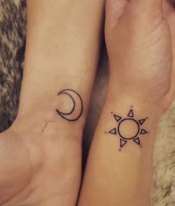 250 Matching Best Friend Tattoos For Boy And Girl 2022 Small