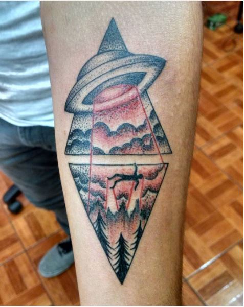 50 Alien Ufo Tattoos For Men 2023