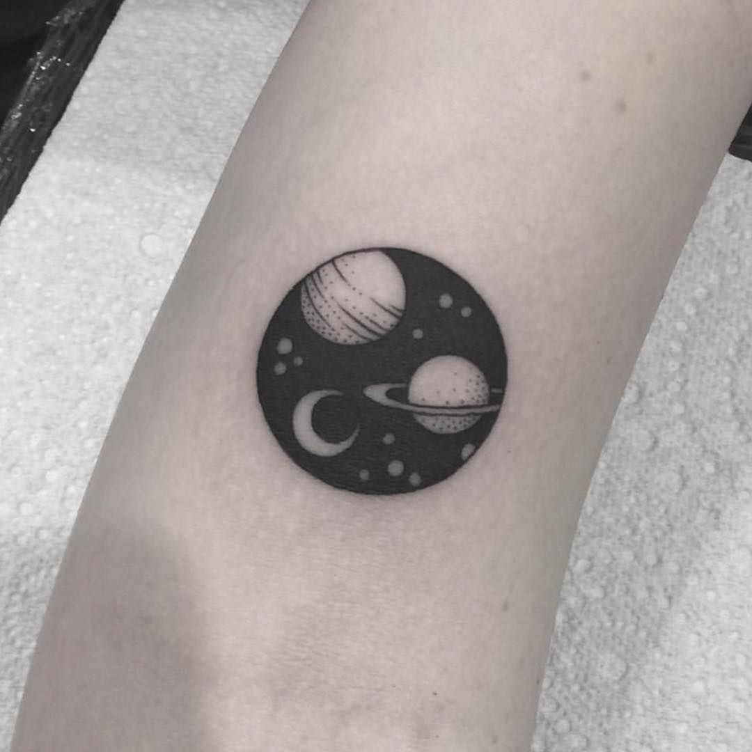 120+ Cool Space Tattoo Ideas - Galaxy, Universe Tattoo Designs ...