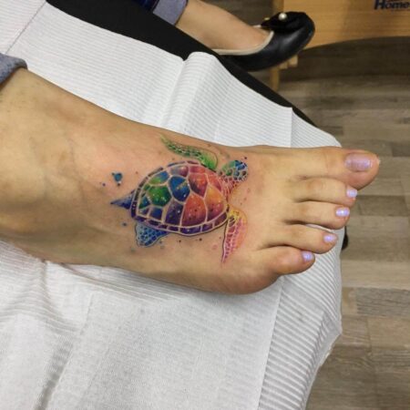 150+ Cute Sea Turtle Tattoos Designs with Meanings (2022) - TattoosBoyGirl