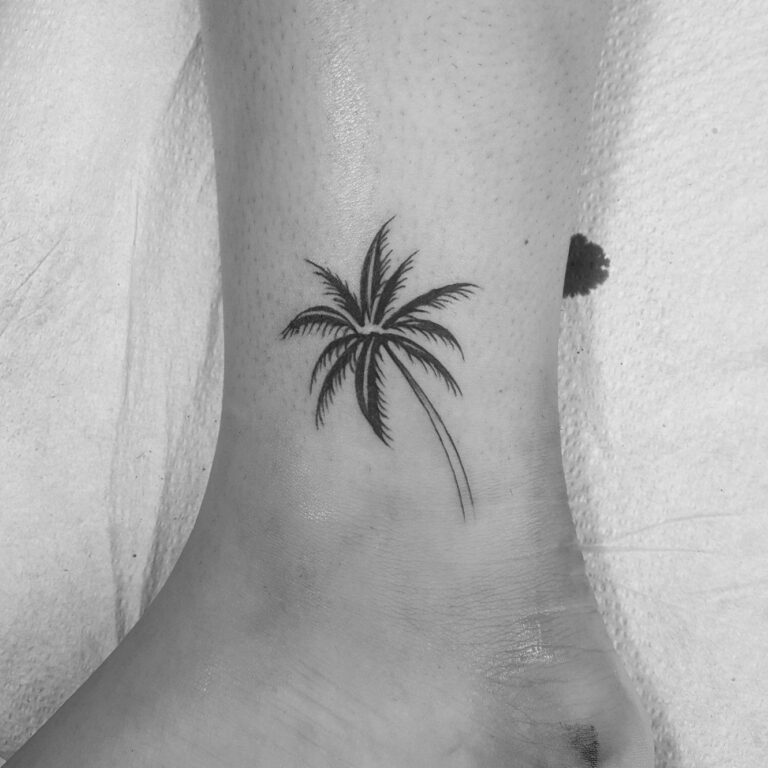 220+ Beautiful Palm Tree Tattoos Designs with Meanings (2022 ...