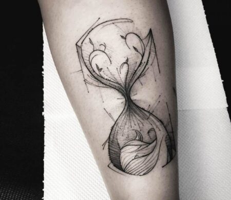 160+ Beautiful Hourglass Tattoos Designs With Meaning (2023 ...
