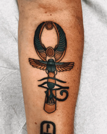180+ Excellent Ankh Tattoo Designs with Meanings (2022) - TattoosBoyGirl