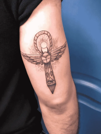 180+ Excellent Ankh Tattoo Designs with Meanings (2022) - TattoosBoyGirl