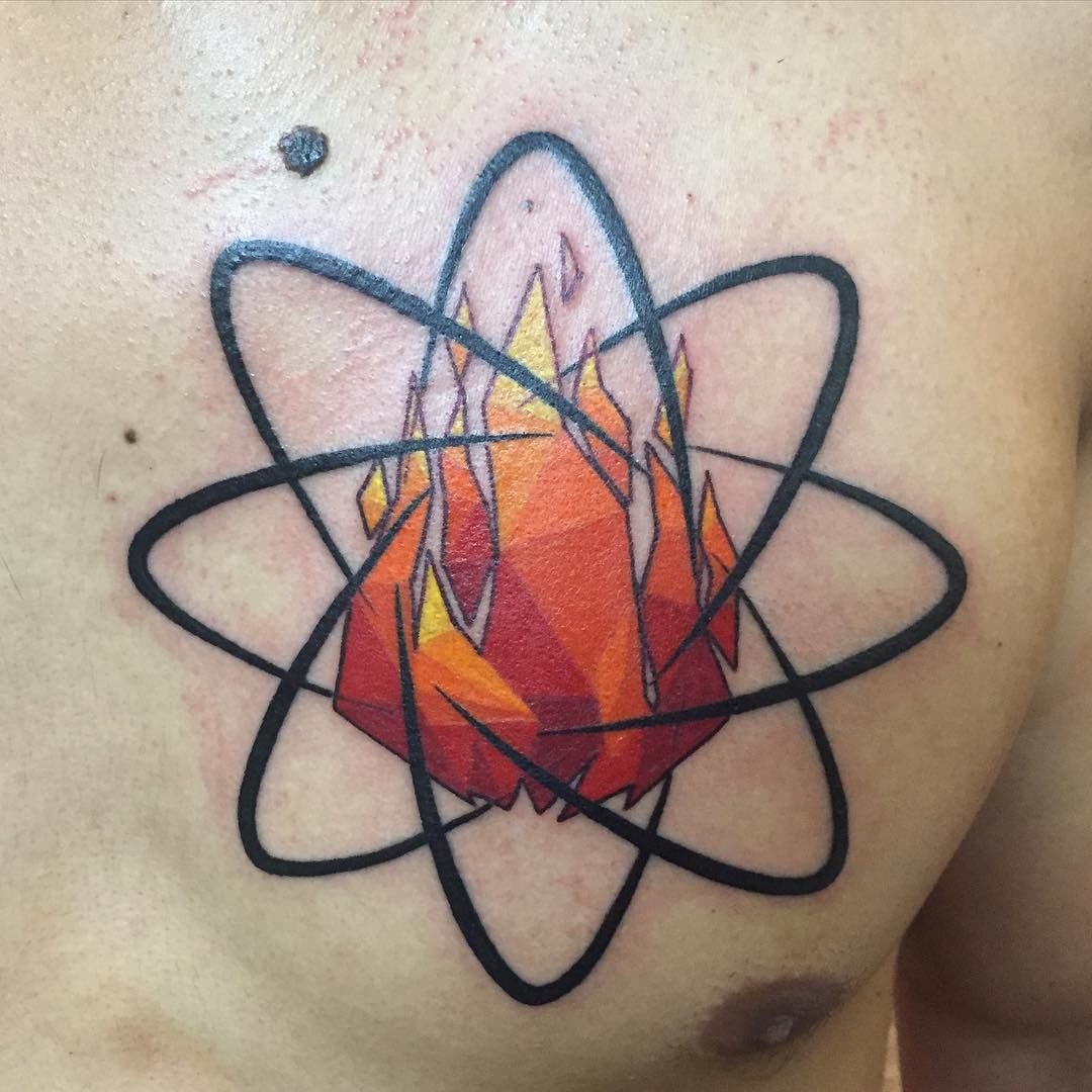180+ Awesome Atom Tattoos Designs with Meanings (2022) - TattoosBoyGirl
