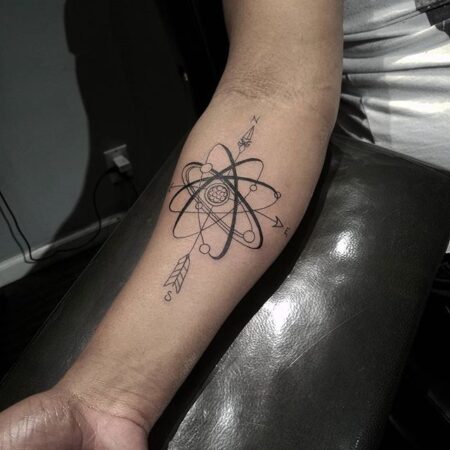 180+ Awesome Atom Tattoos Designs with Meanings (2022) - TattoosBoyGirl
