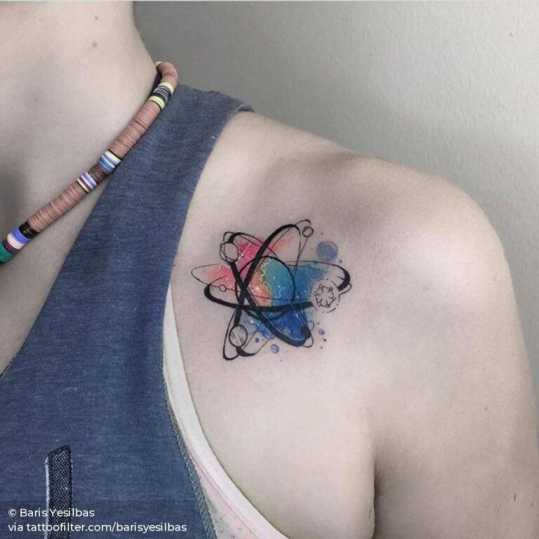 180+ Awesome Atom Tattoos Designs with Meanings (2022) - TattoosBoyGirl