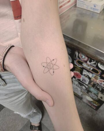 180+ Awesome Atom Tattoos Designs with Meanings (2022) - TattoosBoyGirl