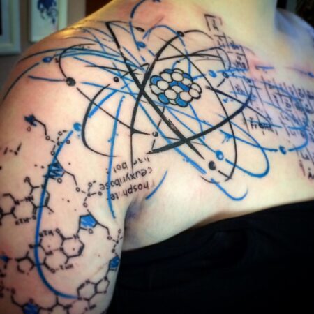 180+ Awesome Atom Tattoos Designs with Meanings (2022) - TattoosBoyGirl