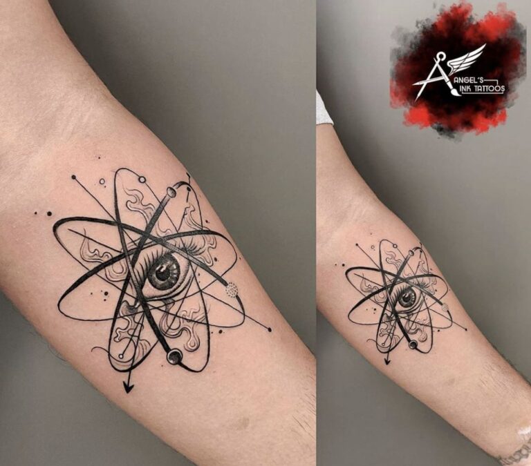 180+ Awesome Atom Tattoos Designs with Meanings (2022) - TattoosBoyGirl