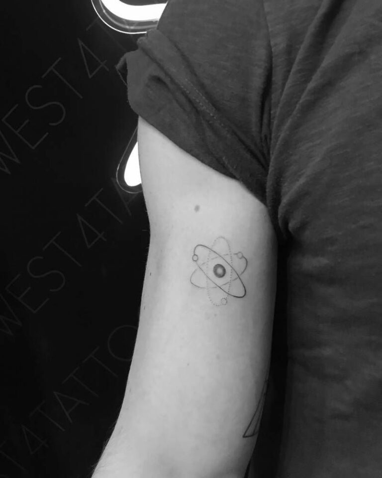 180+ Awesome Atom Tattoos Designs with Meanings (2022) - TattoosBoyGirl