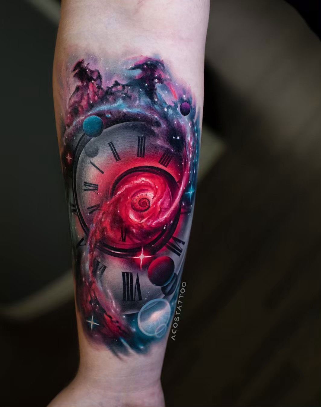 220+ Amazing Galaxy Tattoo Designs with Meanings For Men and Women ...