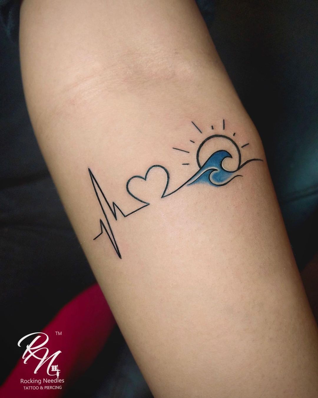180+ Best Heartbeat Tattoo Designs For Couples (2022) - TattoosBoyGirl