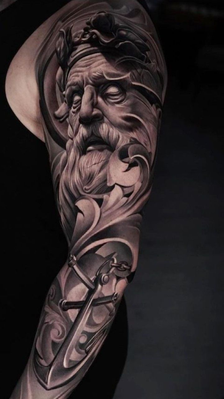250+ Best Zeus Tattoo Designs With Meanings (2022) Greek Mythology ...