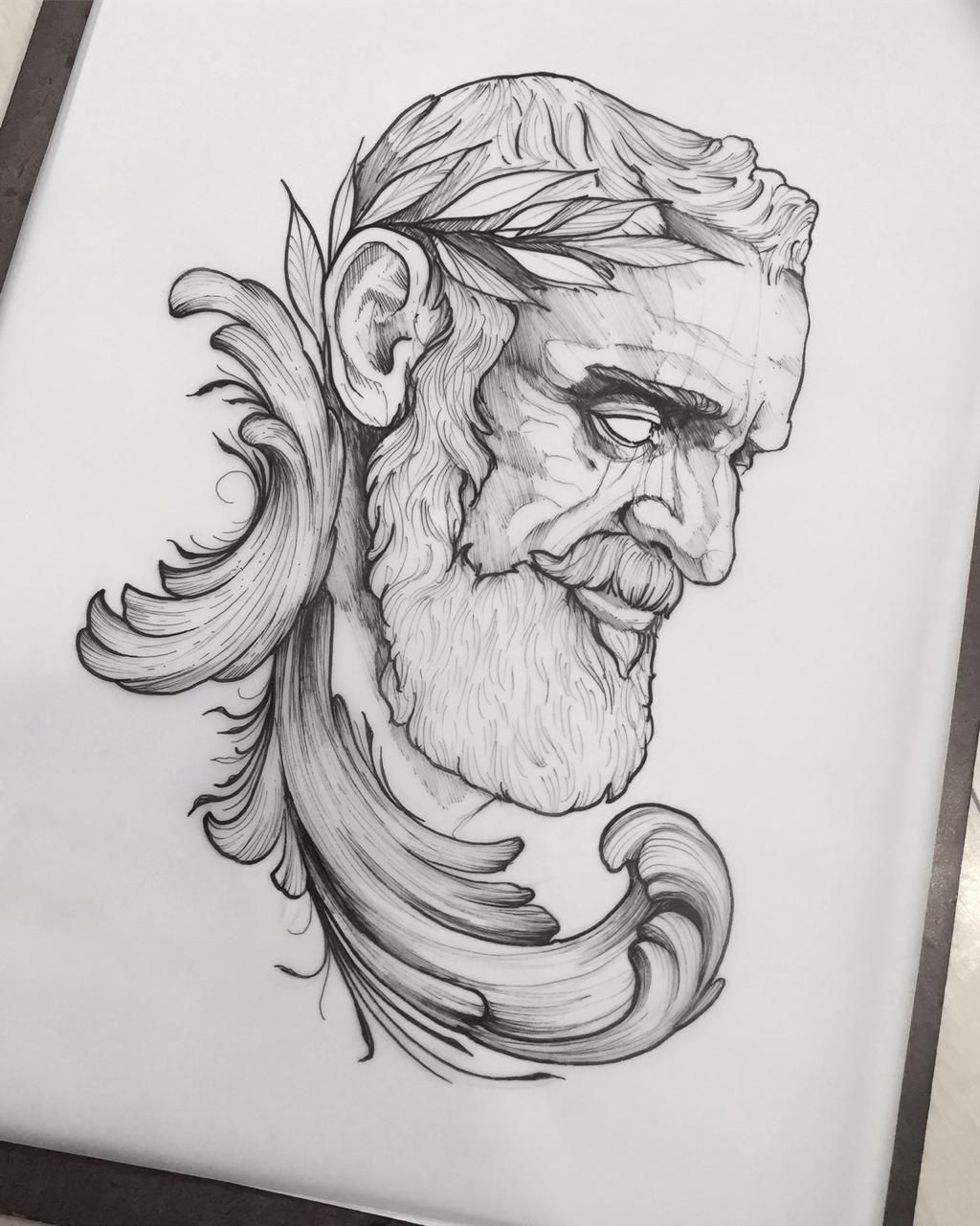 250+ Best Zeus Tattoo Designs With Meanings (2022) Greek Mythology ...