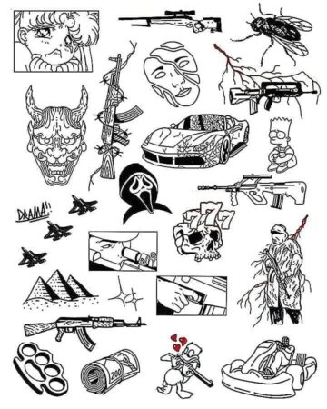270+ Simple Flash Tattoos Designs (2022) Best Temporary Ink ...
