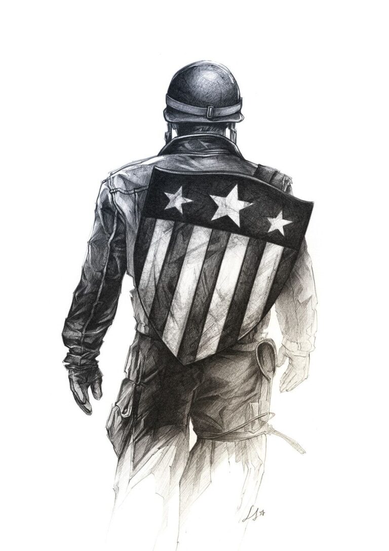 205+ Captain America Tattoos Designs (2022) Avengers, Chris Evans Ink ...