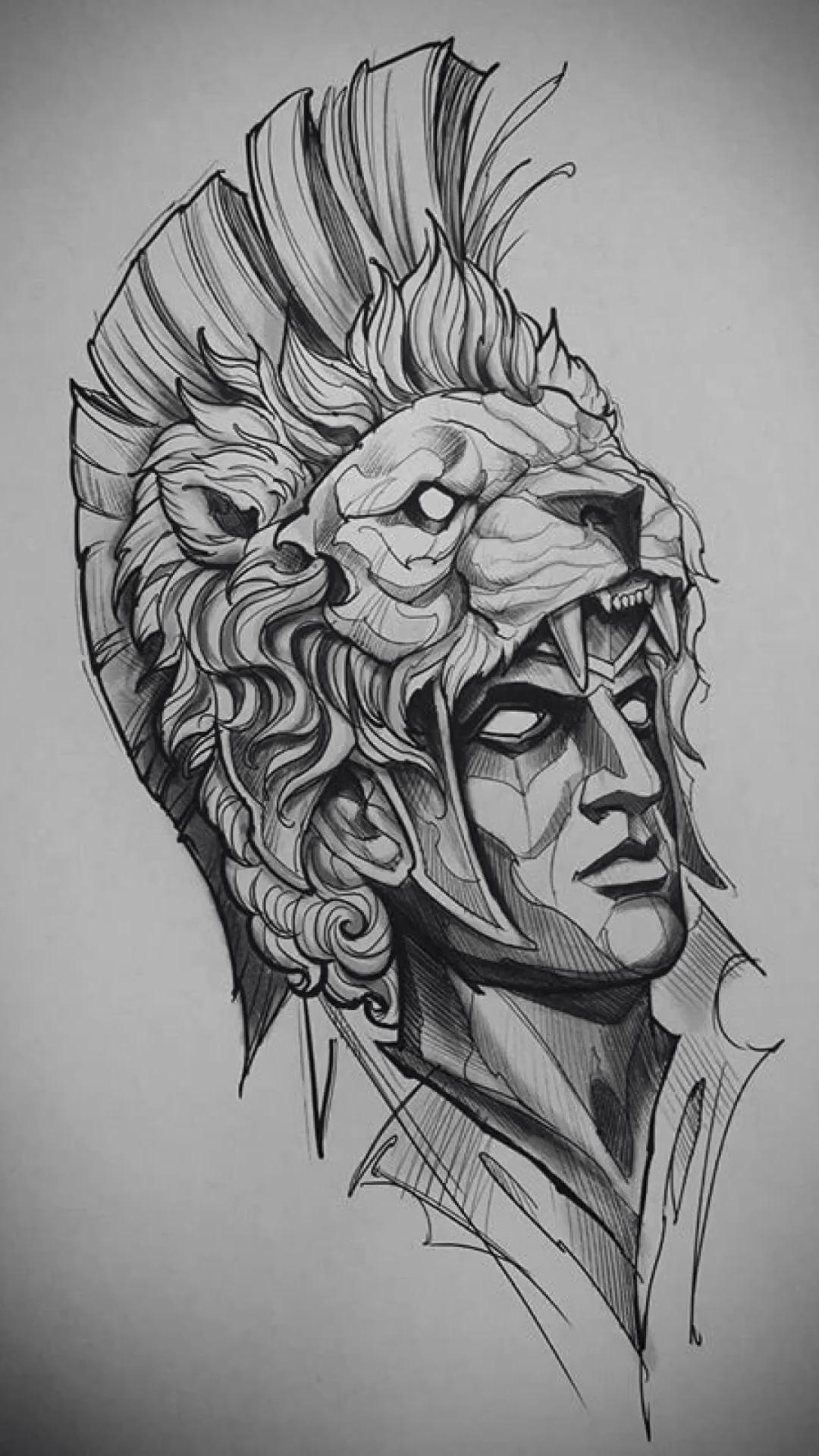 190+ Gladiator Tattoos Inspired From Medieval Warriors (2022 ...