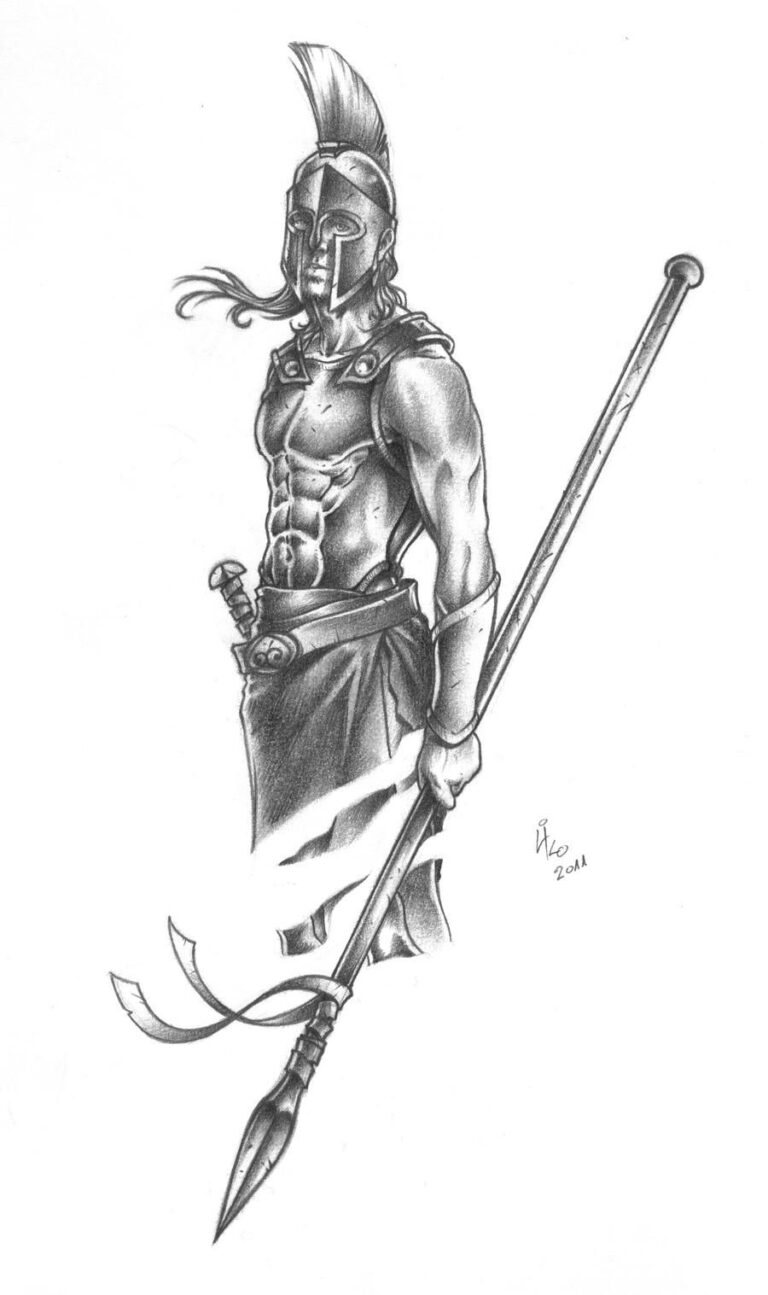 190+ Gladiator Tattoos Inspired From Medieval Warriors (2022 ...