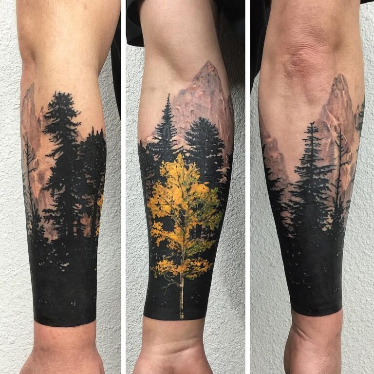 240+ Most Beautiful Forest Tattoos Designs (2022) Jungle Ink ...