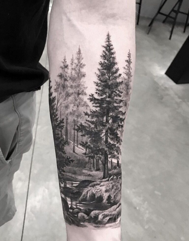 240+ Most Beautiful Forest Tattoos Designs (2023) Jungle Ink ...