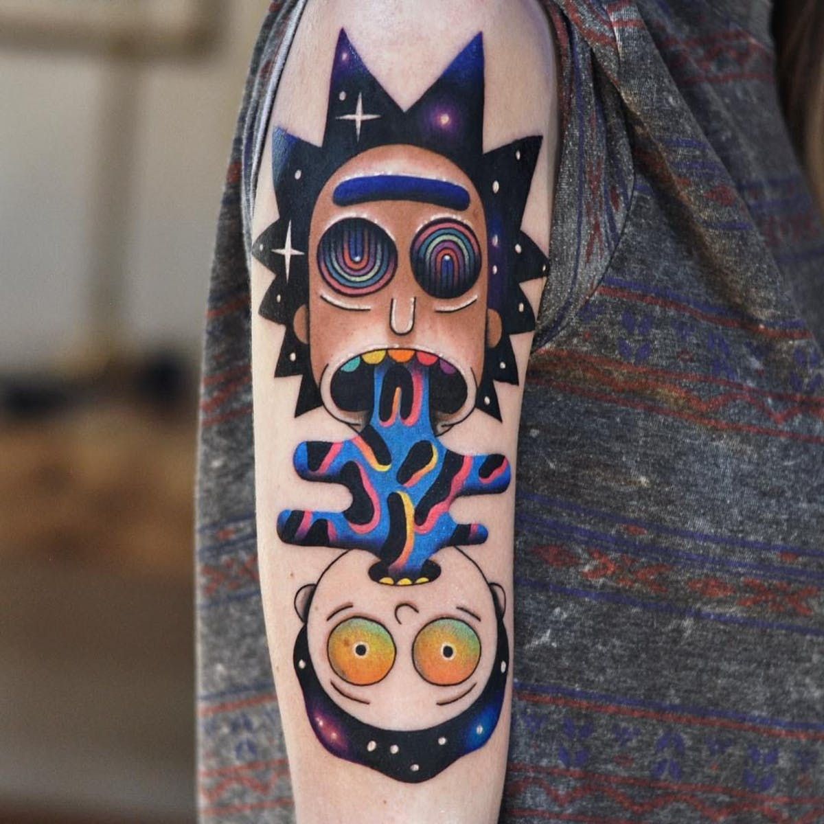 200+ Best Rick and Morty Tattoos (2022) - TattoosBoyGirl