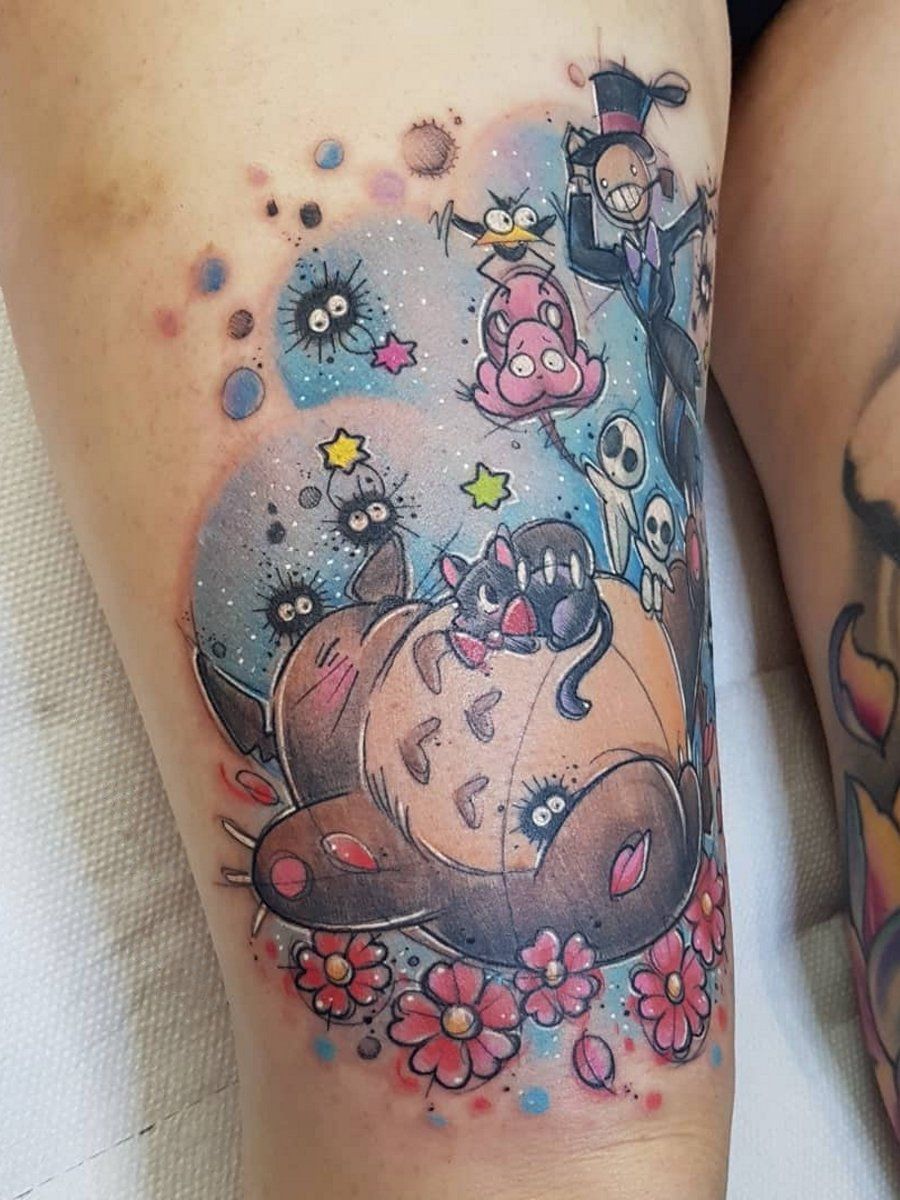 220+ Magical Studio Ghibli Tattoos for Anime Fans (2023) - TattoosBoyGirl