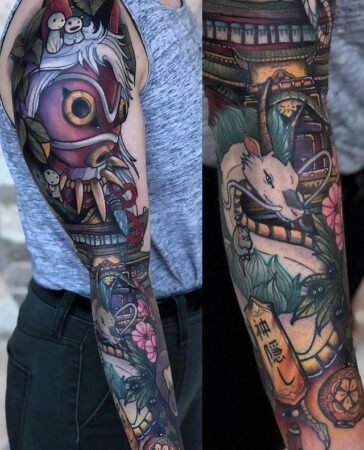 220+ Magical Studio Ghibli Tattoos for Anime Fans (2022) - TattoosBoyGirl