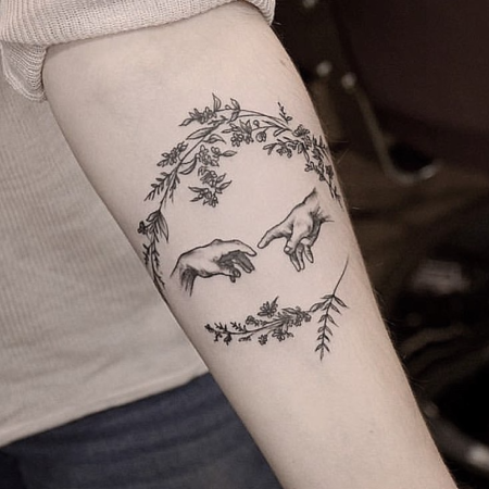 210+ Best The Creation Of Adam Tattoos Designs (2022) - TattoosBoyGirl