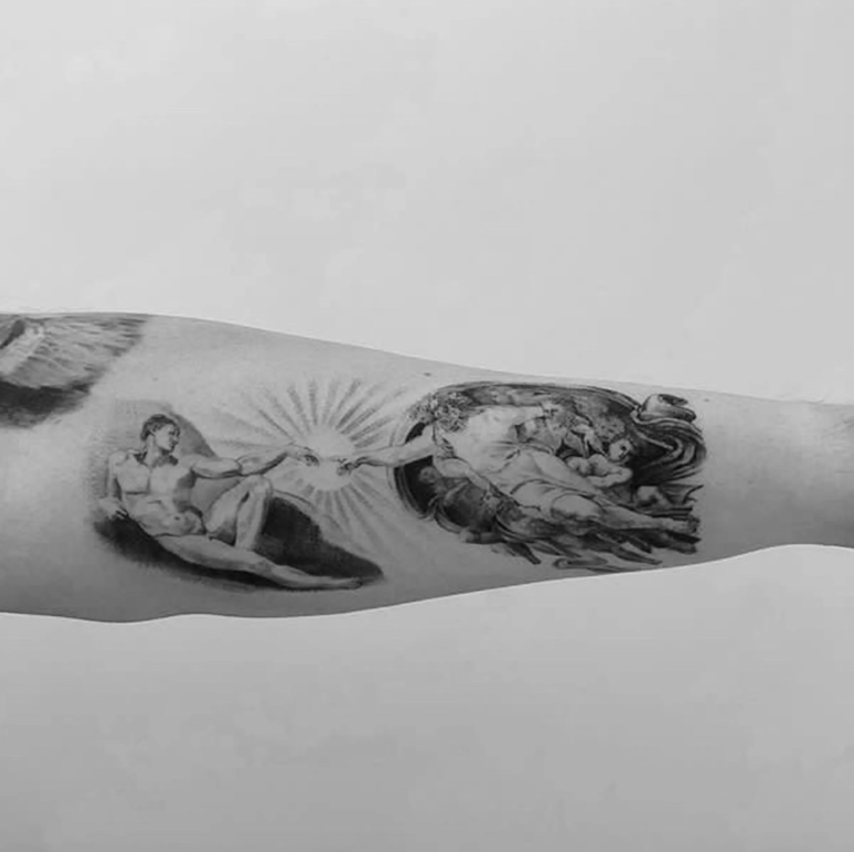 210+ Best The Creation Of Adam Tattoos Designs (2023) - TattoosBoyGirl