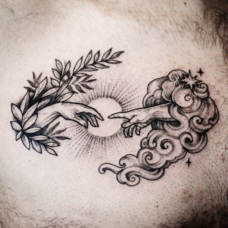 210+ Best The Creation Of Adam Tattoos Designs (2023) - TattoosBoyGirl