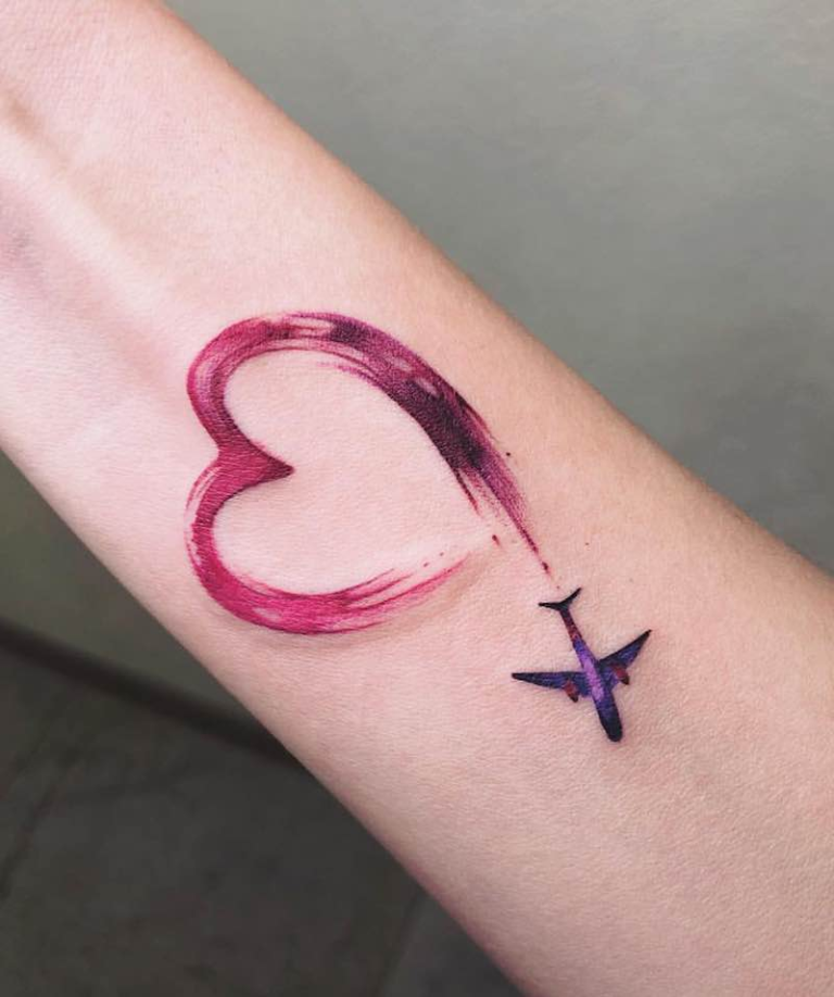 210+ Inspiring Aviation Tattoos Designs (2022) Airplane and Pilot ...