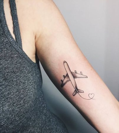 210+ Inspiring Aviation Tattoos Designs (2022) Airplane and Pilot ...
