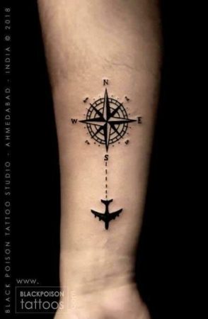 210+ Inspiring Aviation Tattoos Designs (2022) Airplane and Pilot ...