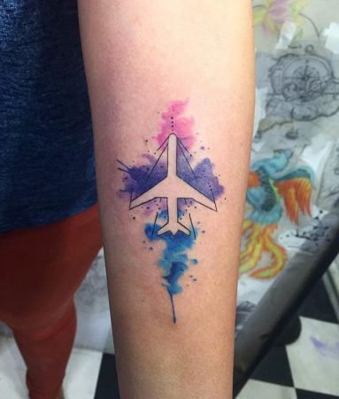 210+ Inspiring Aviation Tattoos Designs (2022) Airplane and Pilot ...