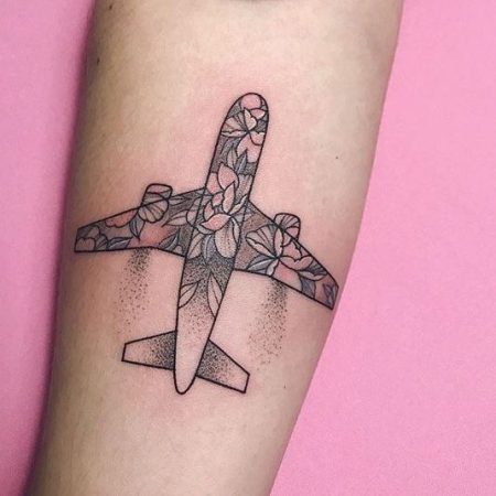 210+ Inspiring Aviation Tattoos Designs (2022) Airplane and Pilot ...