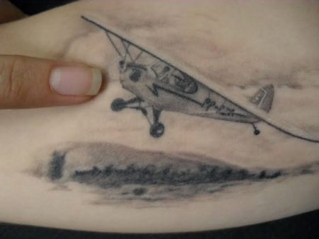 210+ Inspiring Aviation Tattoos Designs (2022) Airplane and Pilot ...