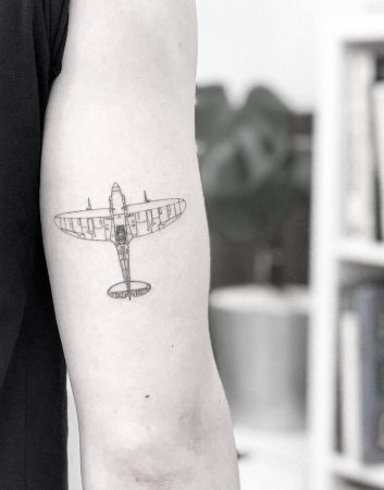 210+ Inspiring Aviation Tattoos Designs (2022) Airplane and Pilot ...