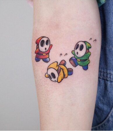 205+ Best Mario Tattoo Designs for Video Game Lovers (2022 ...