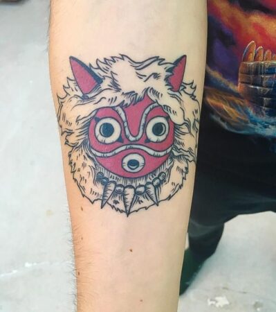 235+ Captivating Princess Mononoke Tattoos Designs and Ideas ...
