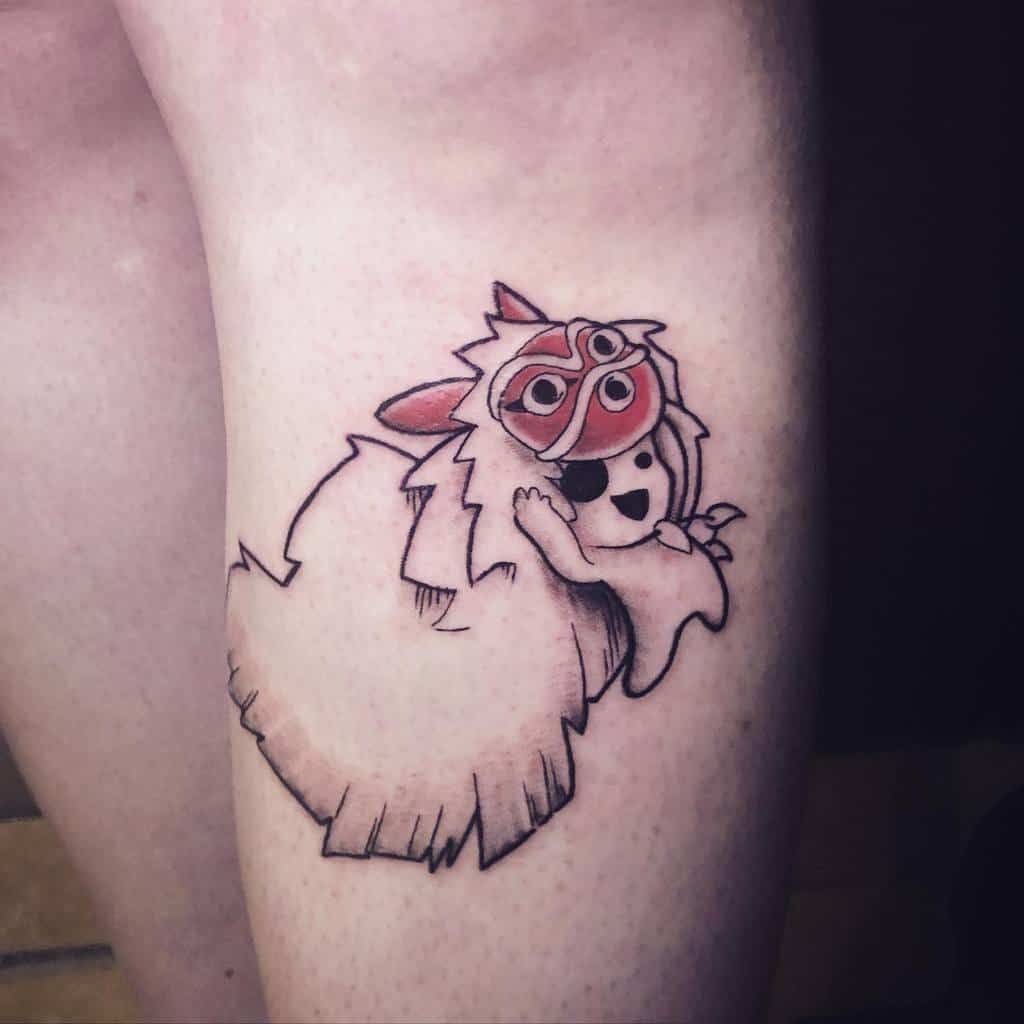 235+ Captivating Princess Mononoke Tattoos Designs and Ideas ...