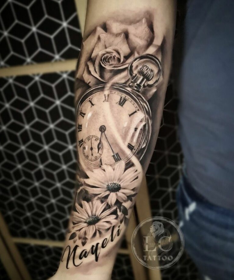 225+ Clock Tattoos Ideas and Designs (2023) - TattoosBoyGirl