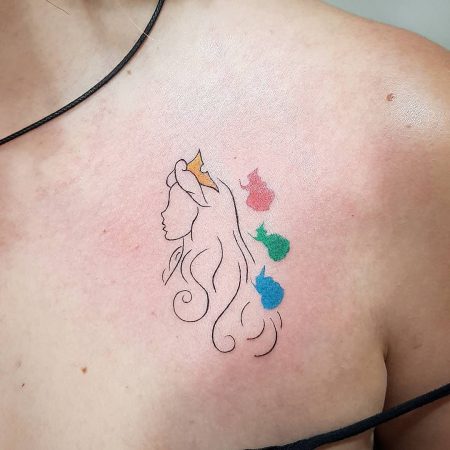 210+ Most Beautiful Princess Tattoos Designs (2023) - TattoosBoyGirl