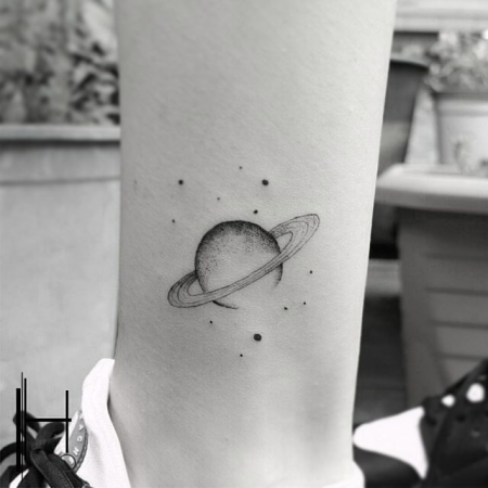 225+ Amazing Saturn Tattoos Ideas and Designs (2022) - TattoosBoyGirl