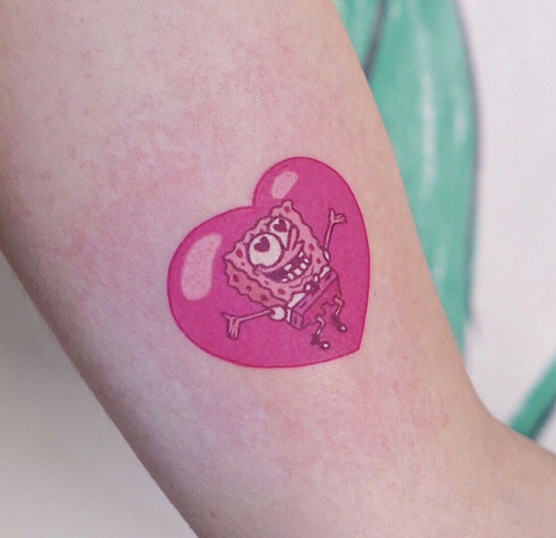 230+ Adorable Spongebob Tattoo Ideas and Designs (2023) - TattoosBoyGirl