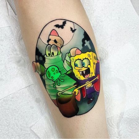 230+ Adorable Spongebob Tattoo Ideas and Designs (2023) - TattoosBoyGirl