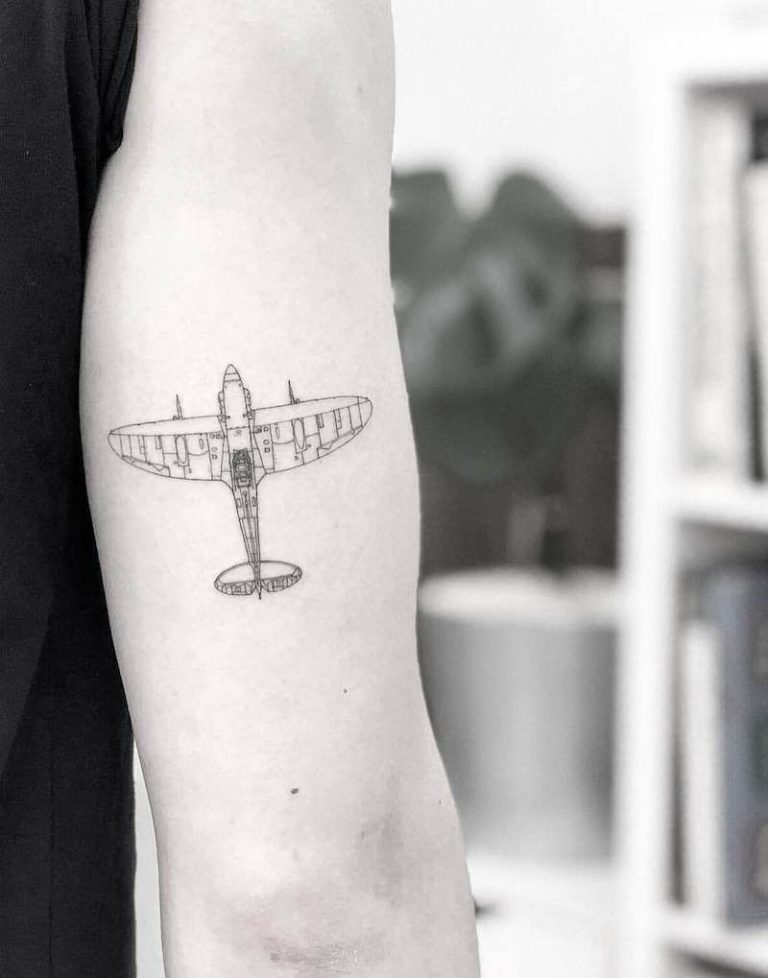 230+ Plane Tattoo Designs and Ideas (2023) - TattoosBoyGirl