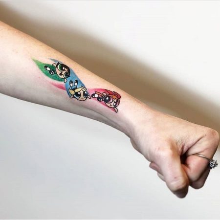 200+ Powerpuff Girl Tattoo for Siblings and Friends (2023) - TattoosBoyGirl