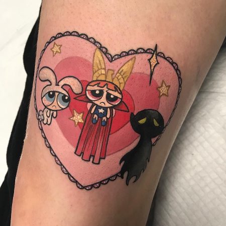 200+ Powerpuff Girl Tattoo for Siblings and Friends (2023) - TattoosBoyGirl