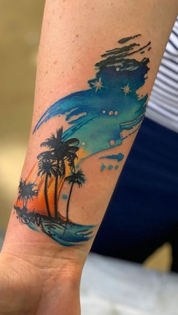 340+ Beach Tattoo Designs (2023) - TattoosBoyGirl